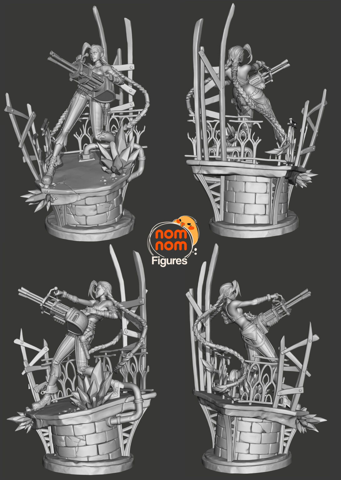 Nomnom Figures - Jinx - Arcane