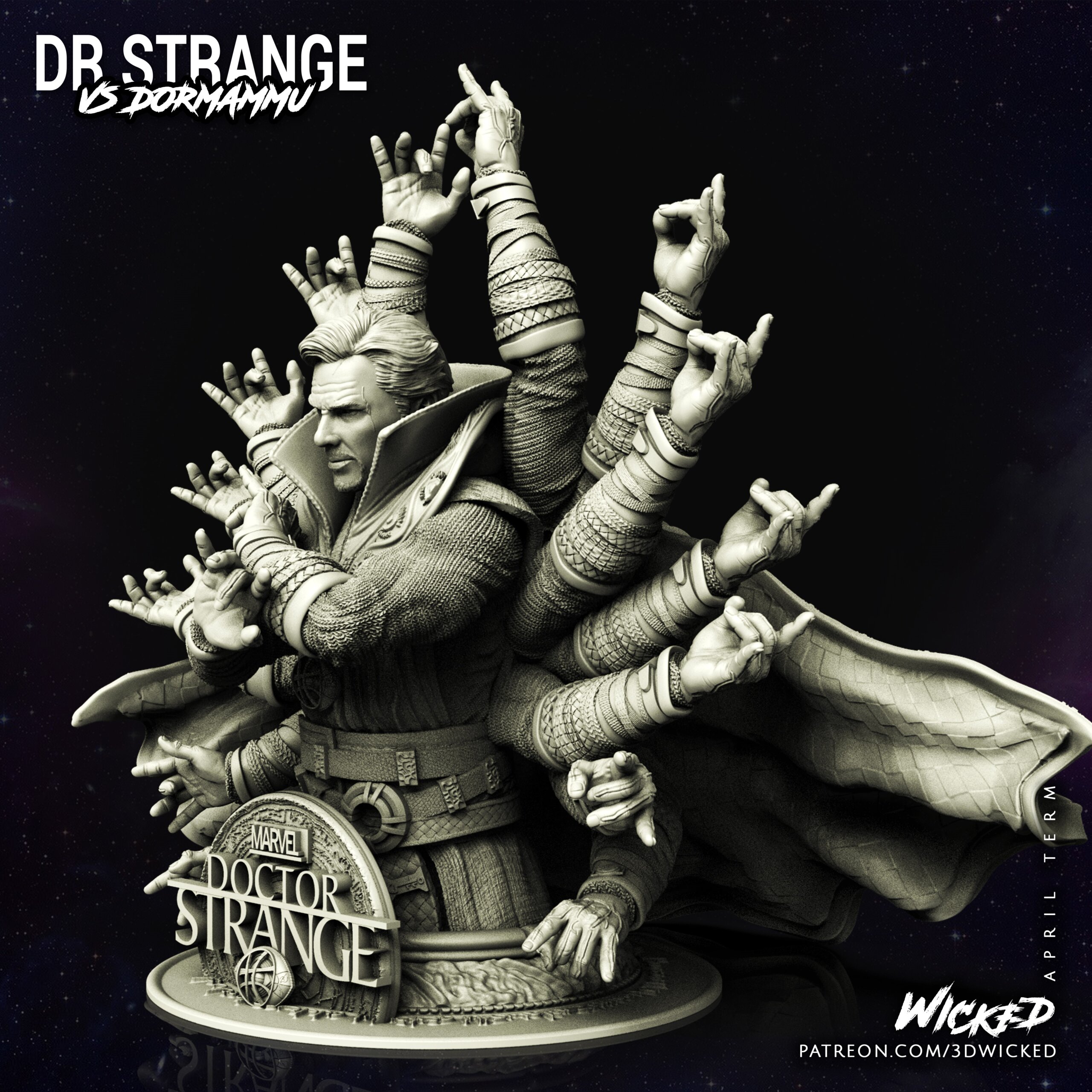 Wicked - Dr Strange Bust