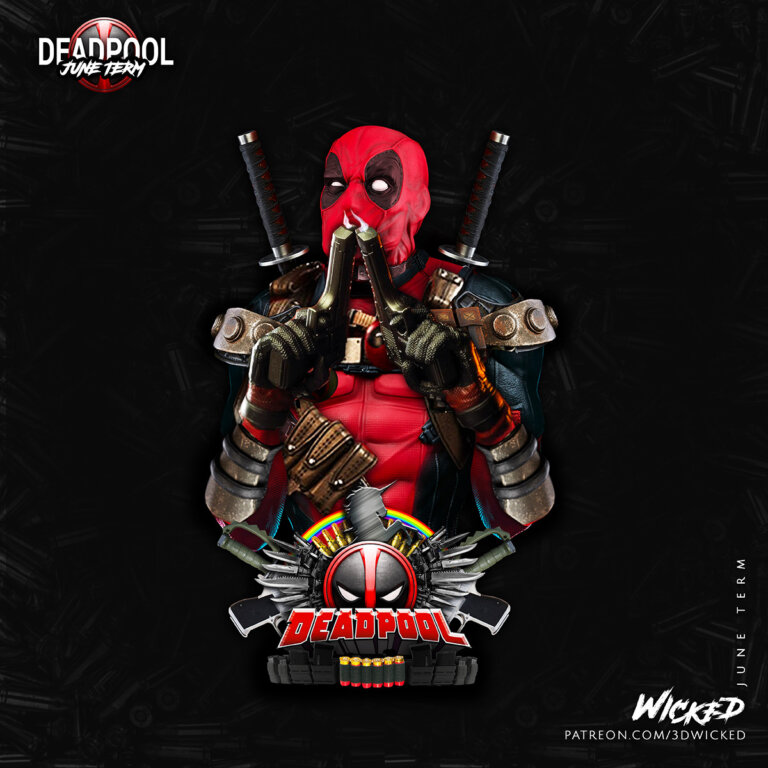 Wicked - Deadpool Bust Wicked - Deadpool Bust