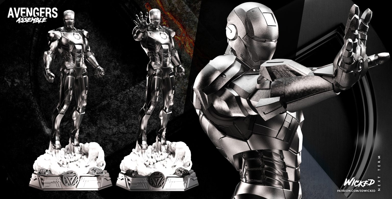 WICKED - Iron Man Statue