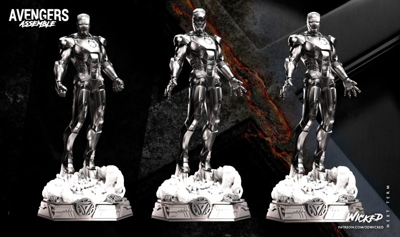 WICKED - Iron Man Statue