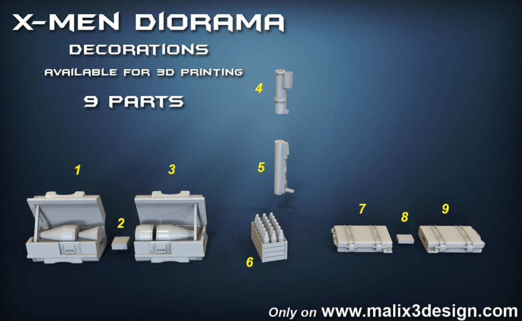 Sanix - Deadpool+Wolverin Diorama