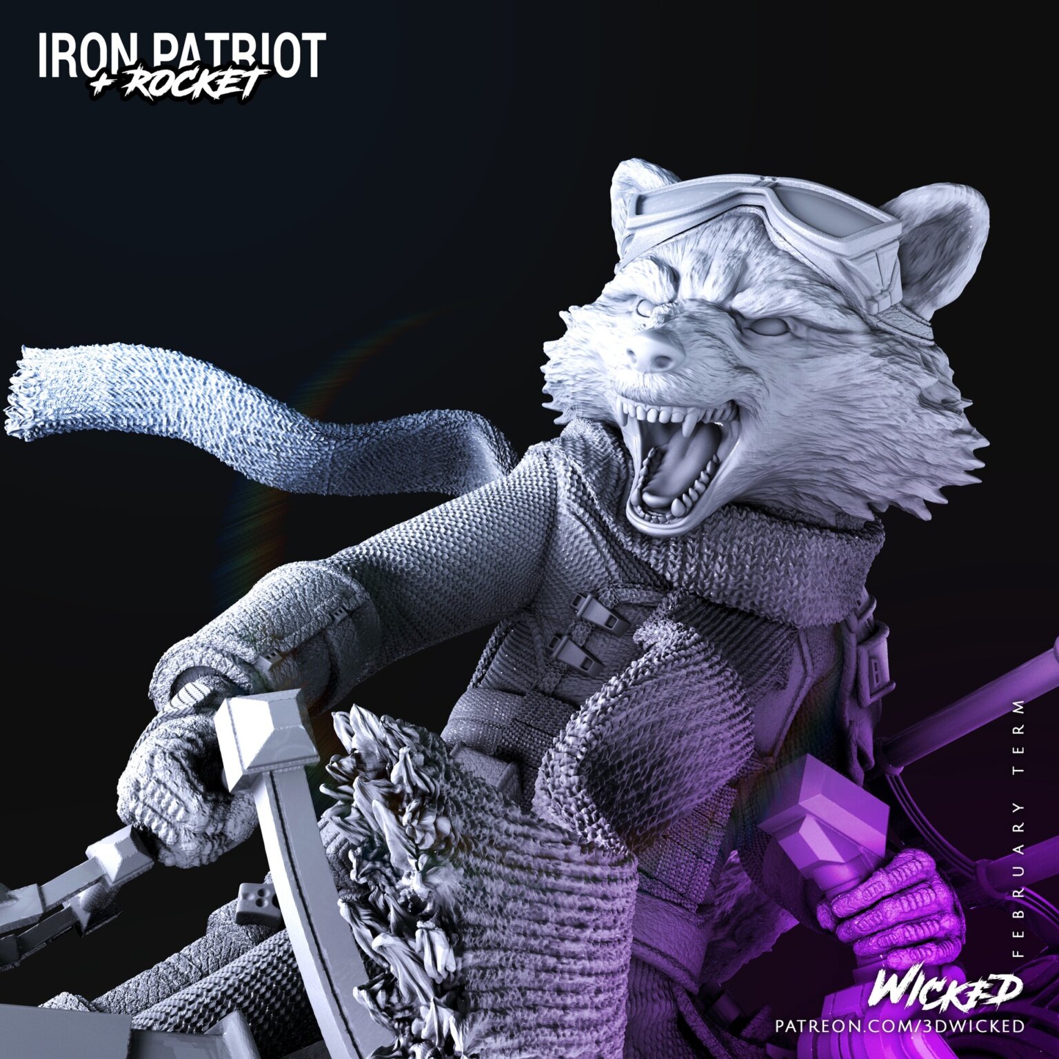 Wicked - Rocket Statue STL