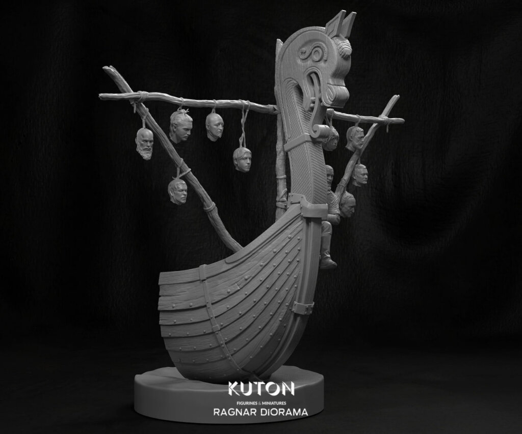 Kuton - Ragnar Diorama 3D print model