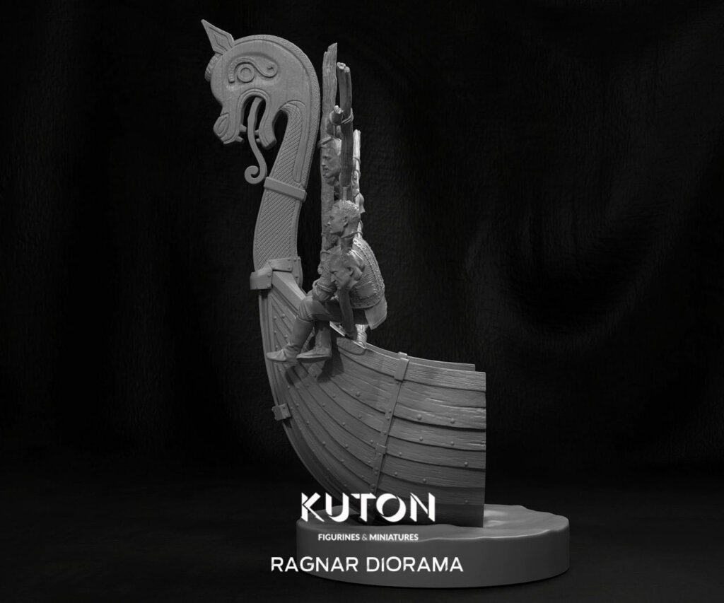 Kuton - Ragnar Diorama 3D print model