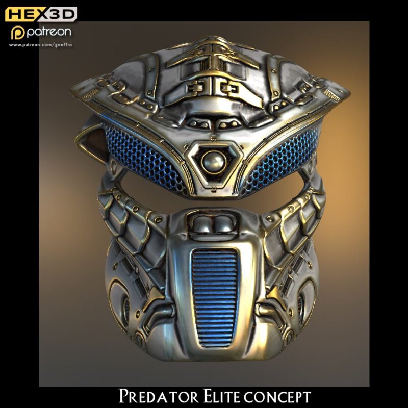 HEX3D - Predator Elite Concept and Stand