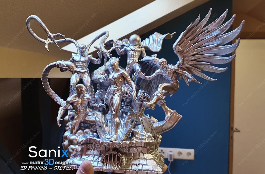 Sanix - Sinister Six - Spider-man Diorama