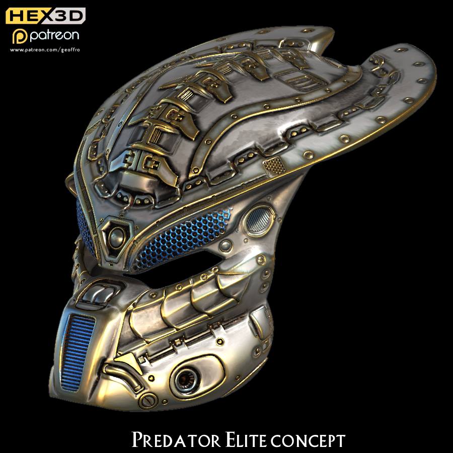 HEX3D - Predator Elite Concept and Stand