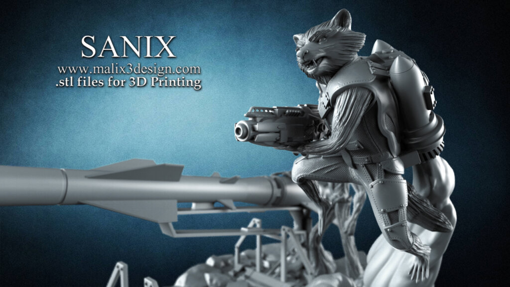 Sanix - Rocket Raccoon and Groot