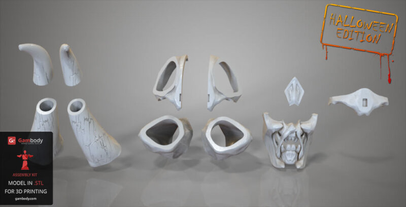 GamBody - DOOM 3D Printable Masks