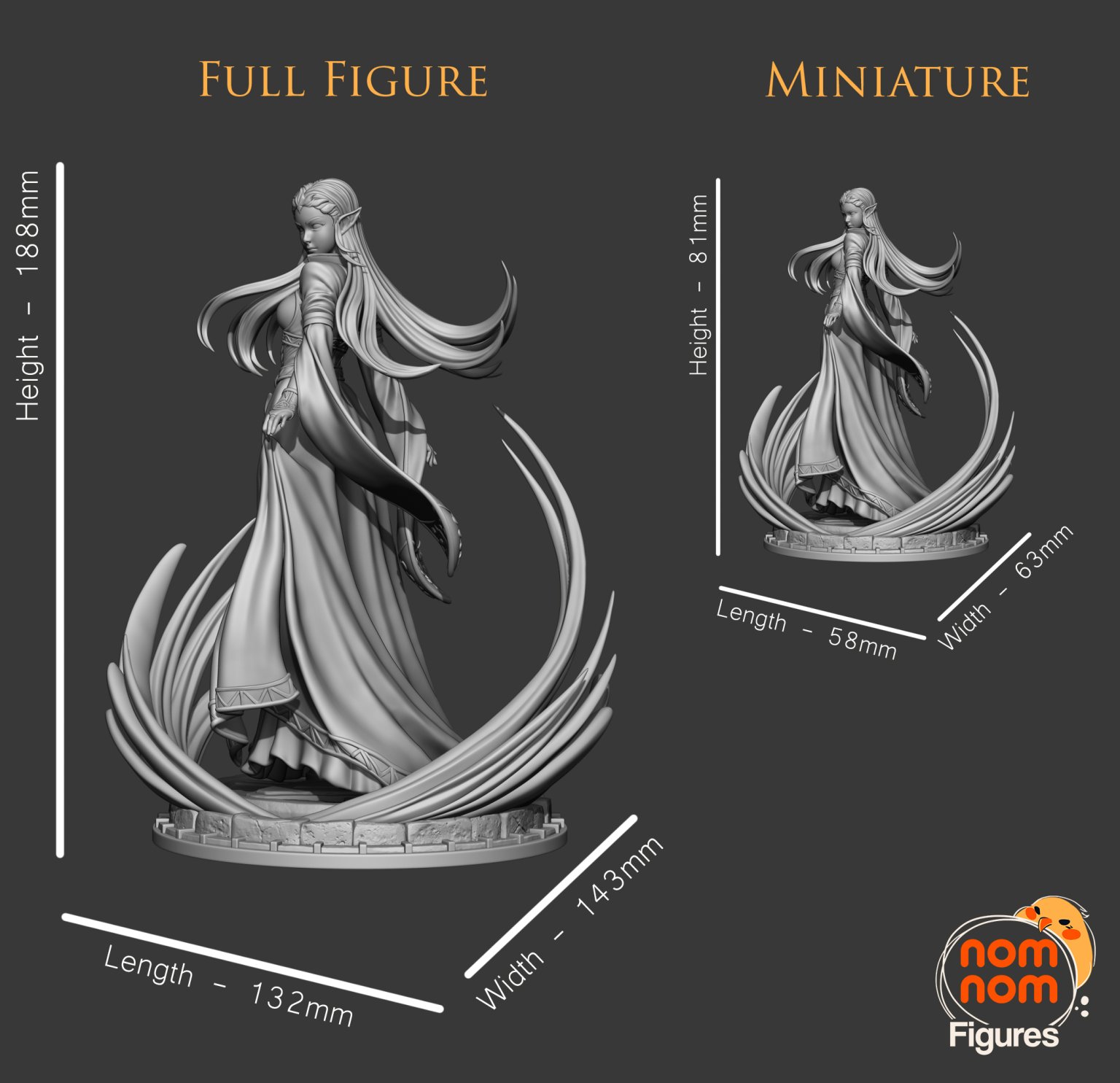 NomNom Figures - Princess Zelda from Breath of the Wild
