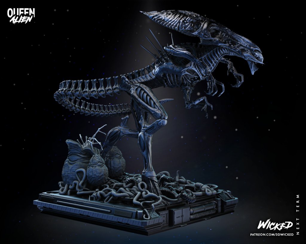 WICKED - Queen Alien Statue 600mm (Non Supported)