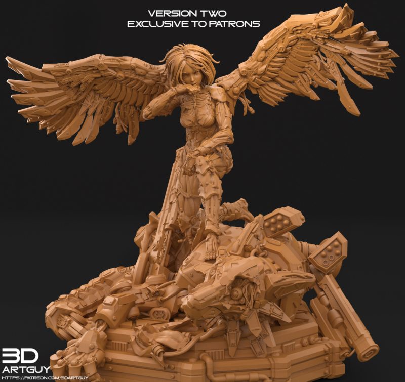 3DArtGuy - Cyborg Angel