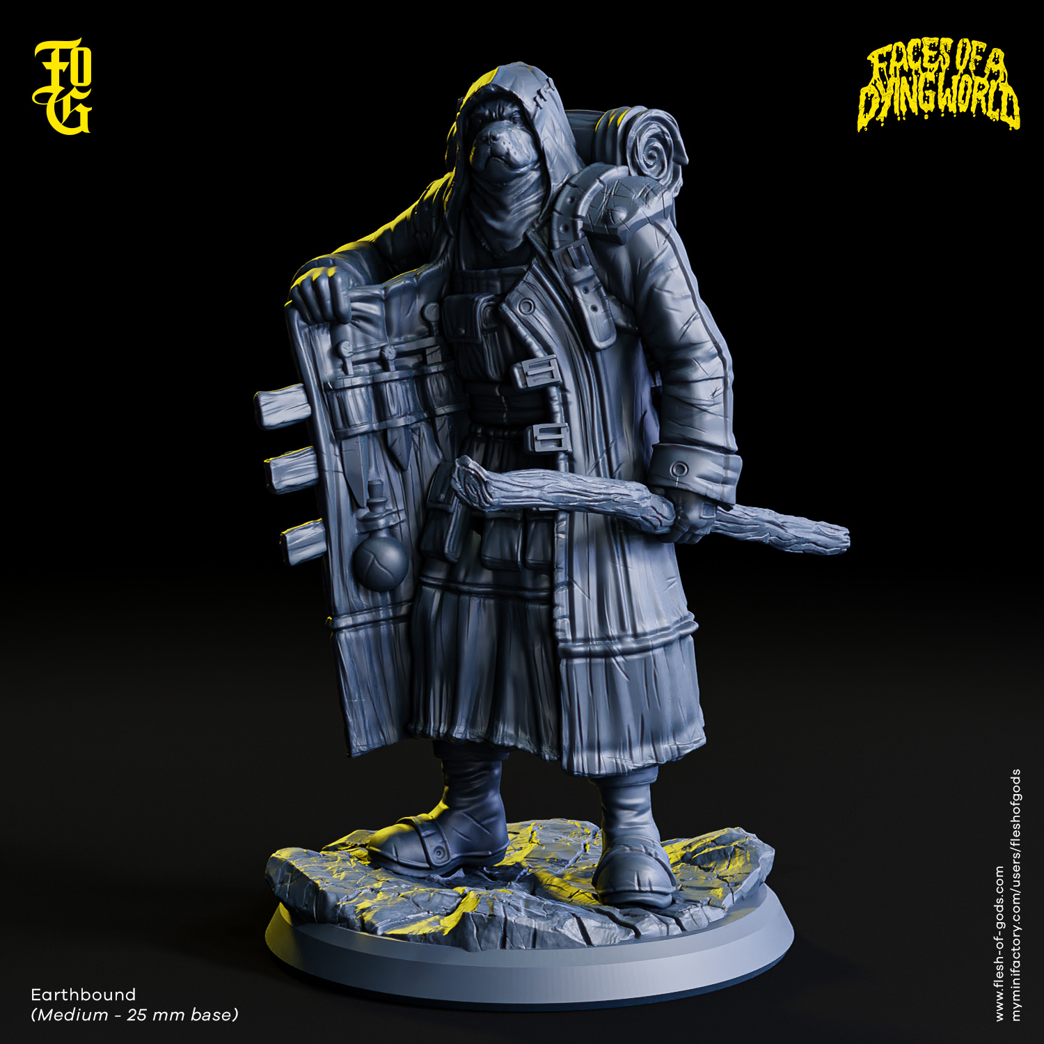 Flesh of Gods - Faces Of A Dying World (Mork Borg) - Outcast Earthbound