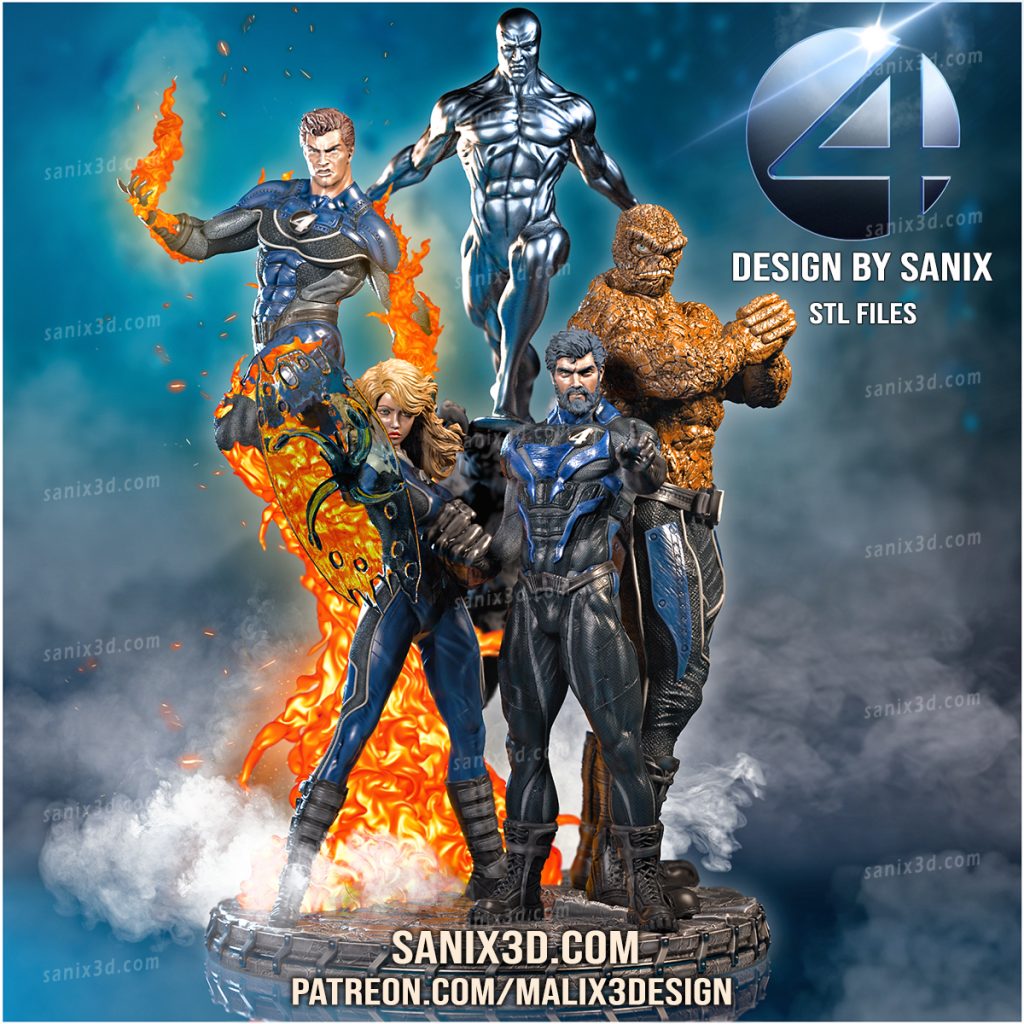 Sanix - Fantastic 4 Diorama