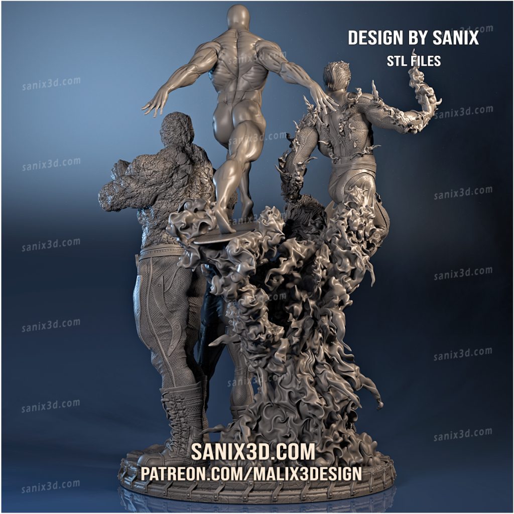 Sanix - Fantastic 4 Diorama