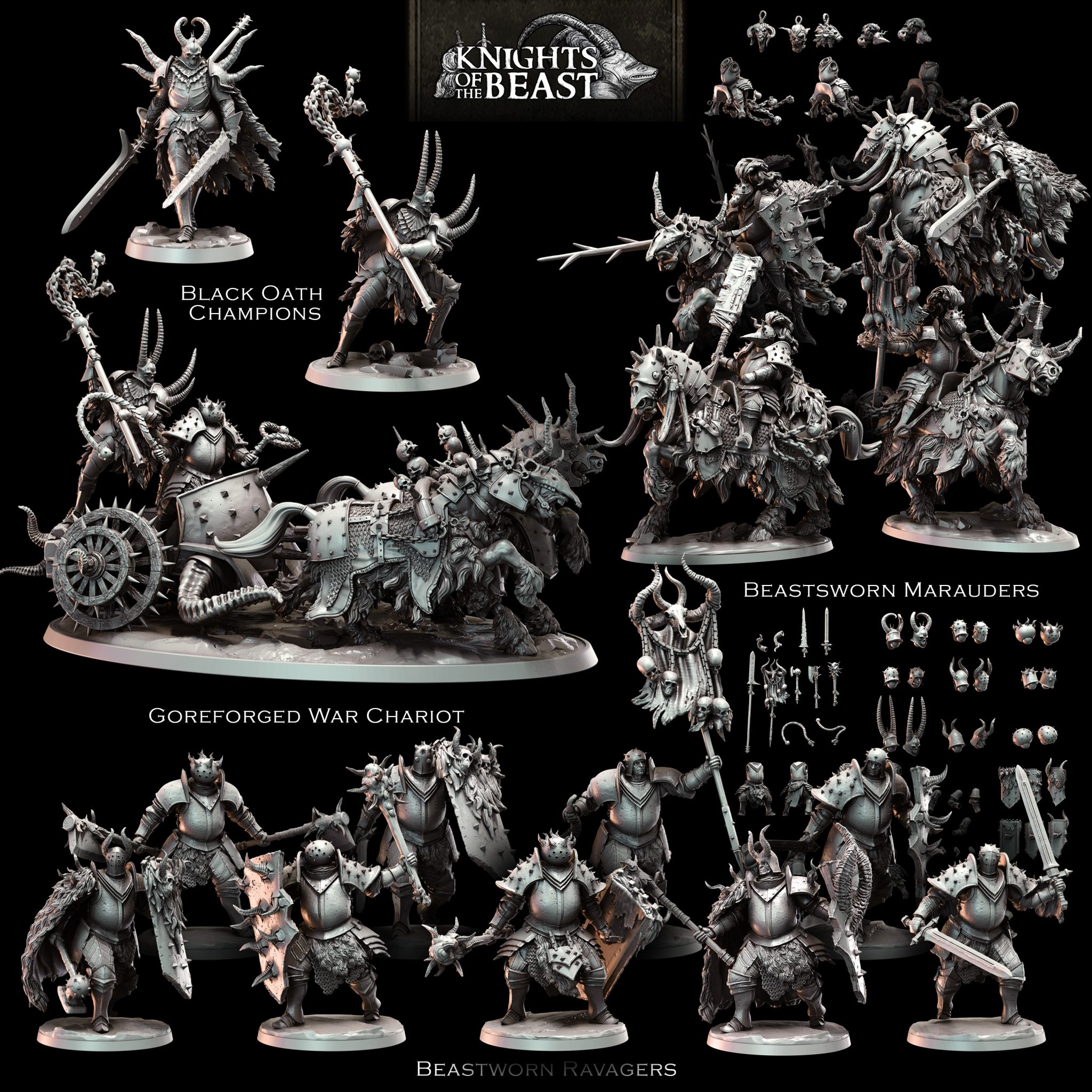 Bestiarum Miniatures - Knights of the Beast - October 2023