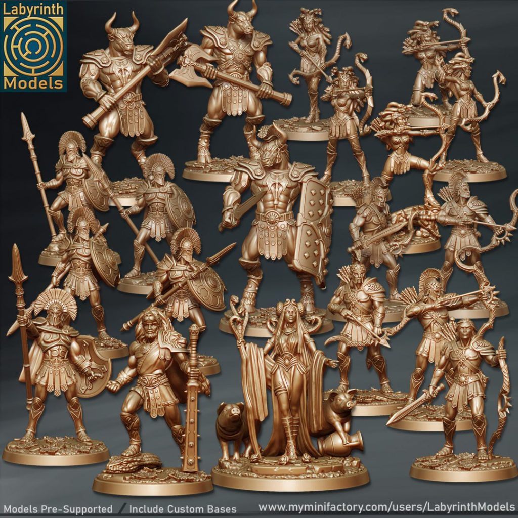 Labyrinth Models - Olympians Vol.1 - August 2023