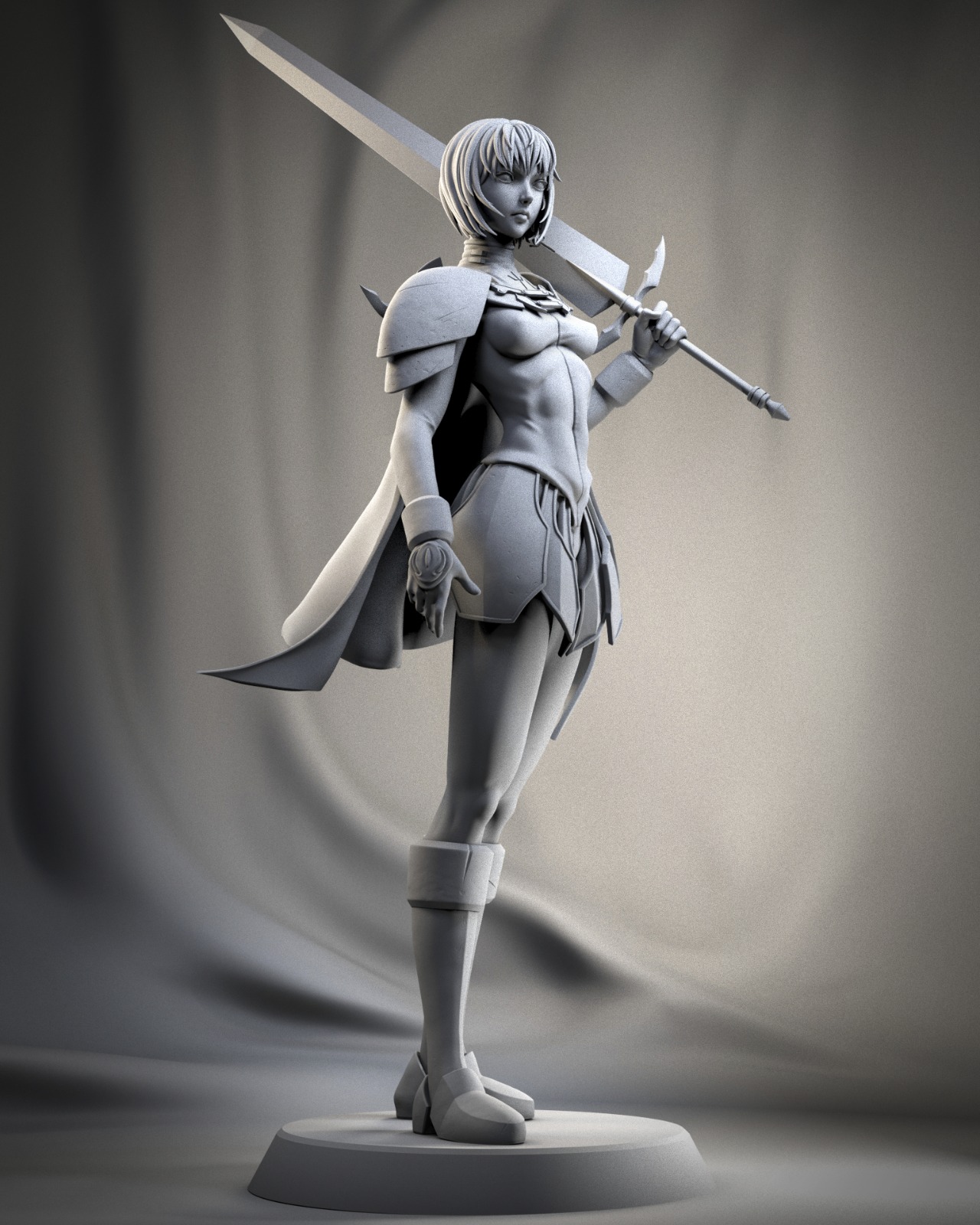 CA3D - Clare - Claymore + NSFW - February 2023