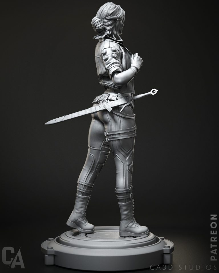 CA3D - Cyberpunk Ciri - October 2023