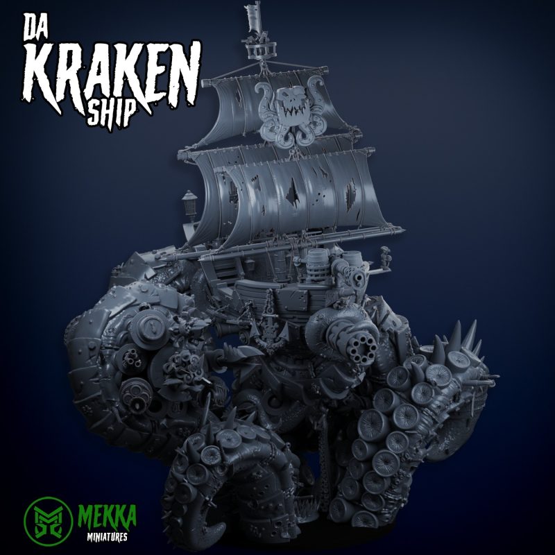 Mekka Miniatures - Da Kraken Ship - November 2023