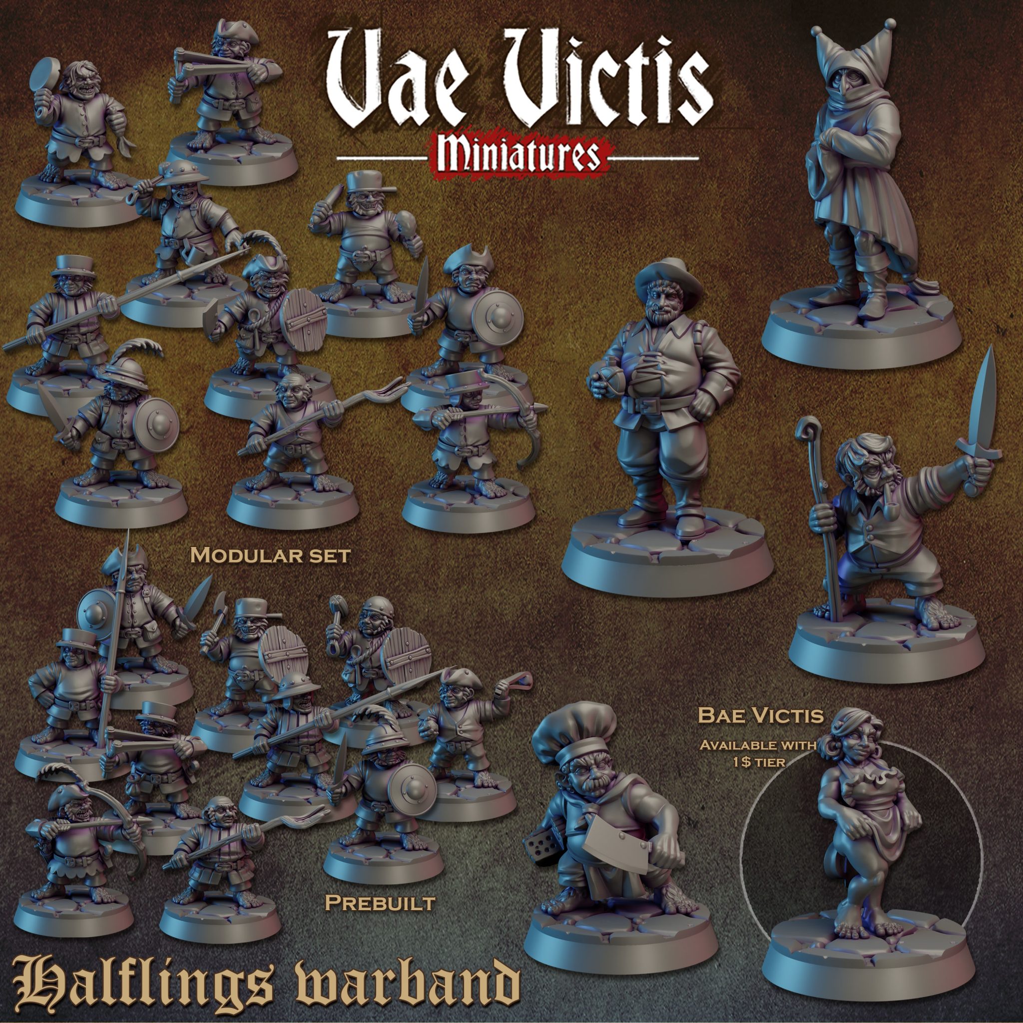 Vae Victis - Halflings Warband - January 2024