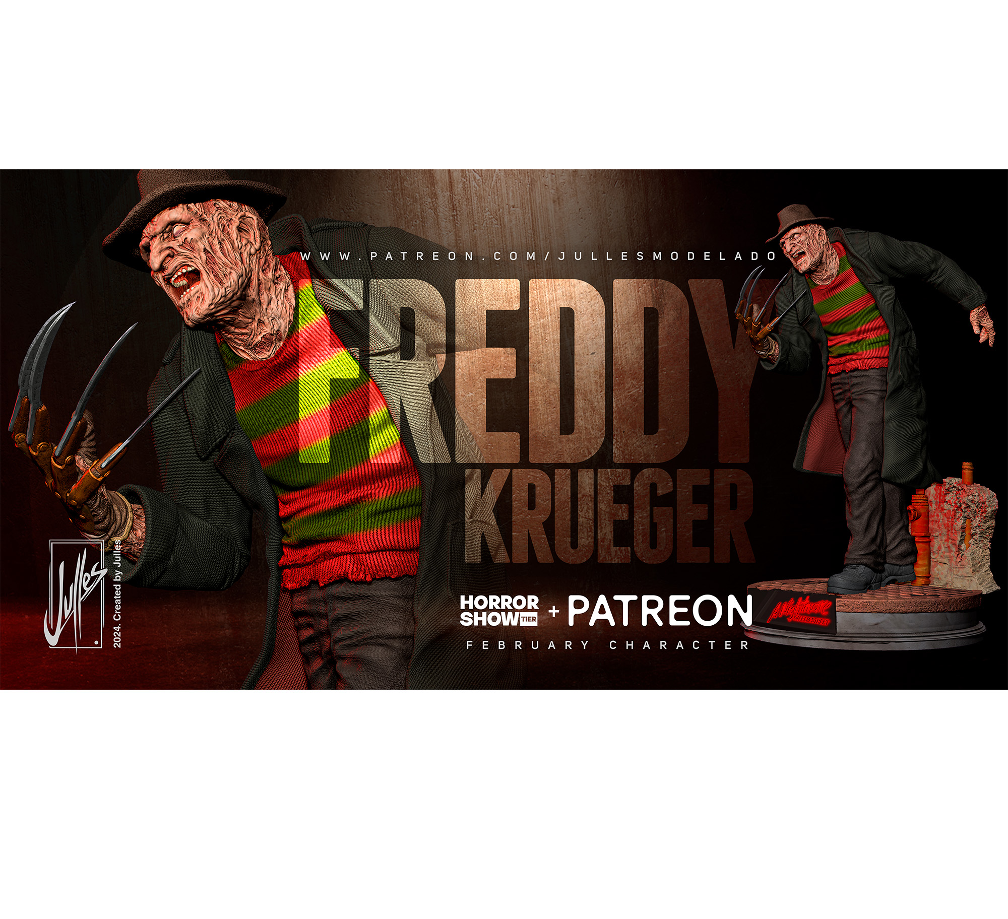 Julles Modelado - Freddy Krueger - February 2024
