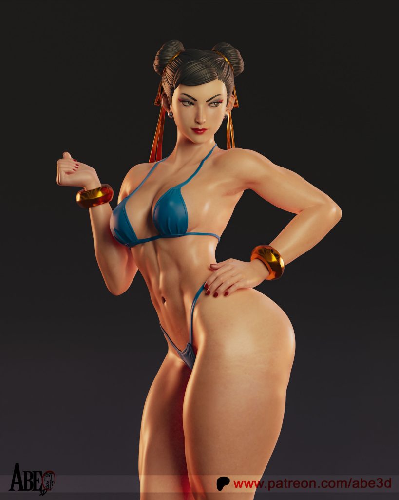Abe3D - Chun-Li SF6 Bikini - March 2024