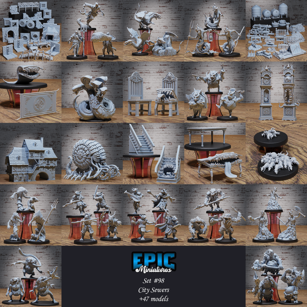 Epic Miniatures - #98 City Sewers - March 2024