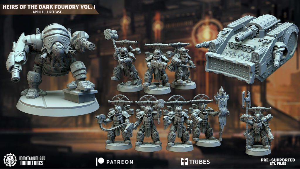 Immaterium God Miniatures - April 2024