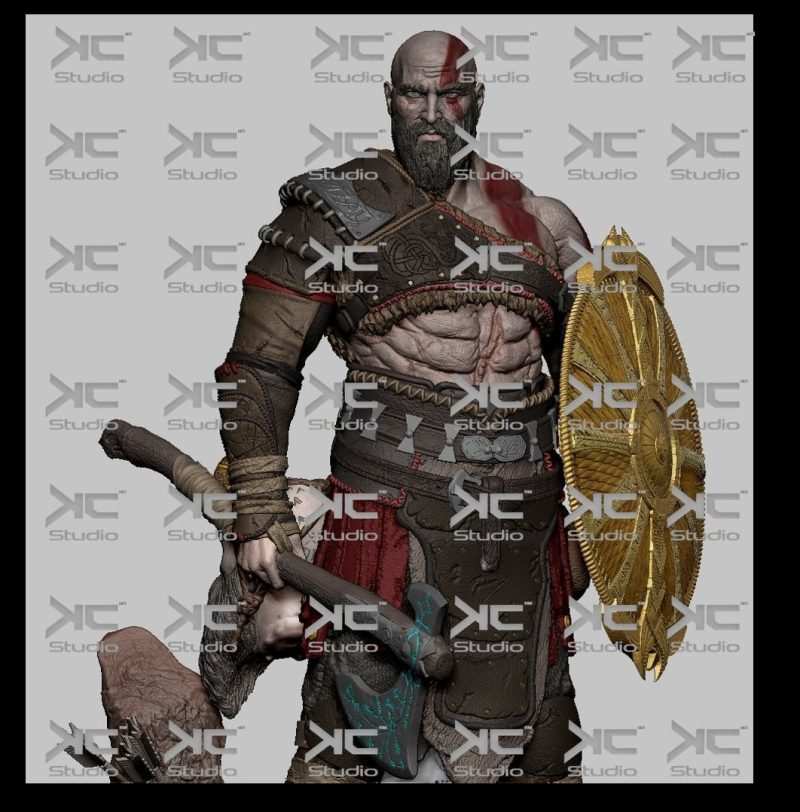 KC Studios - Kratos God Of War Ragnarok