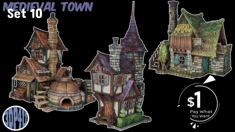 Medieval Town Set 10