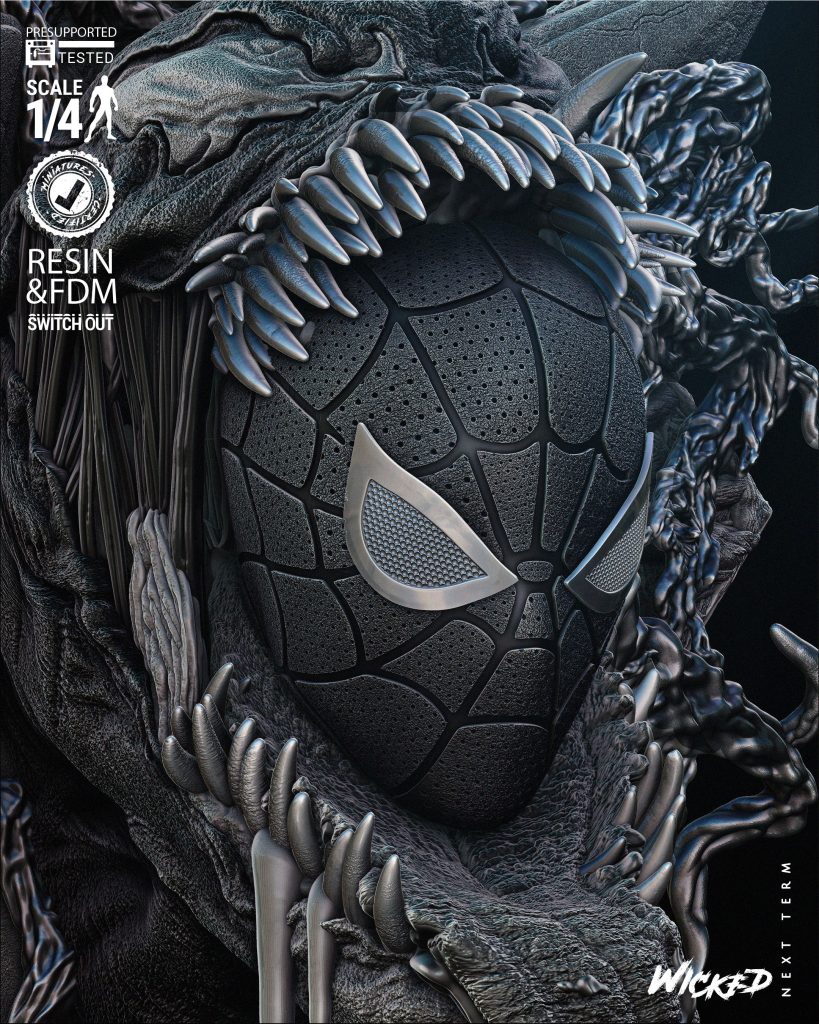 Wicked - Venom Bust Wall - May 2024