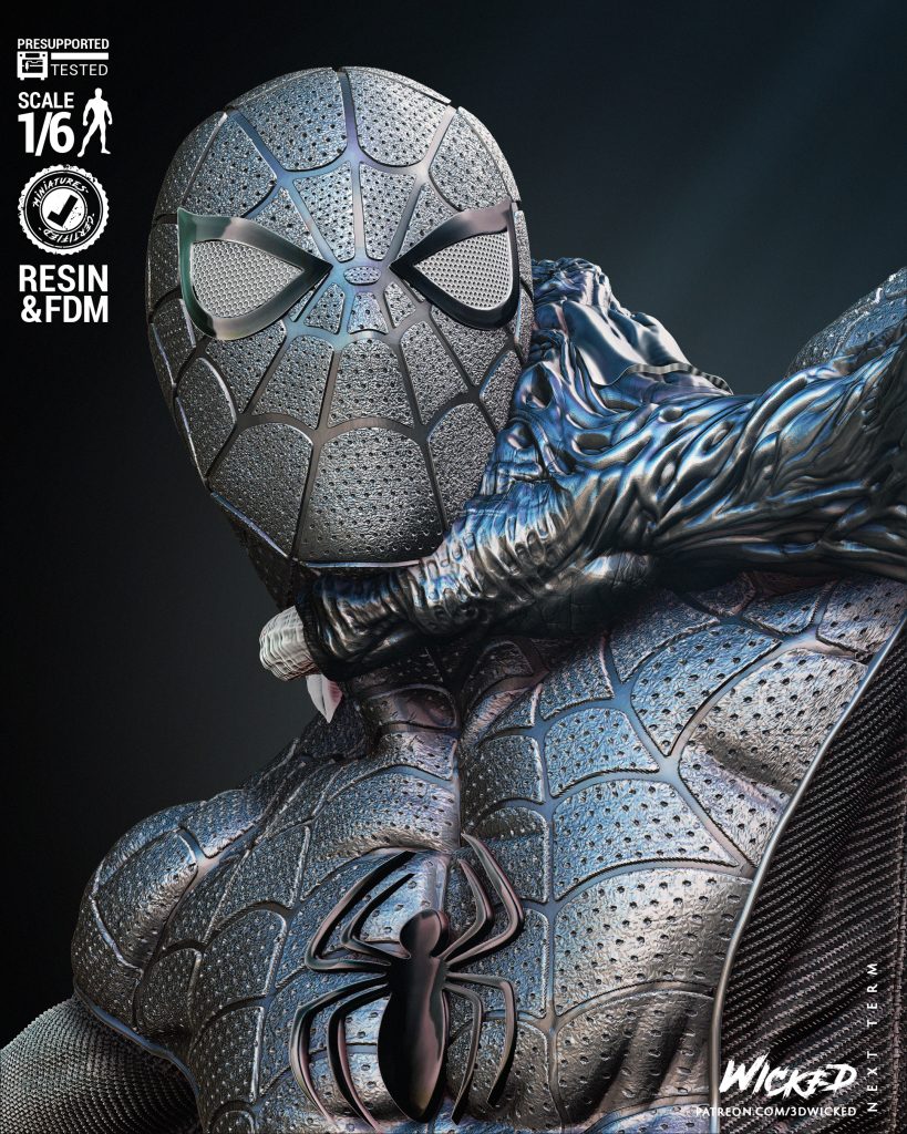 WICKED - Spiderman Vs Venom Diorama V1 - May 2024