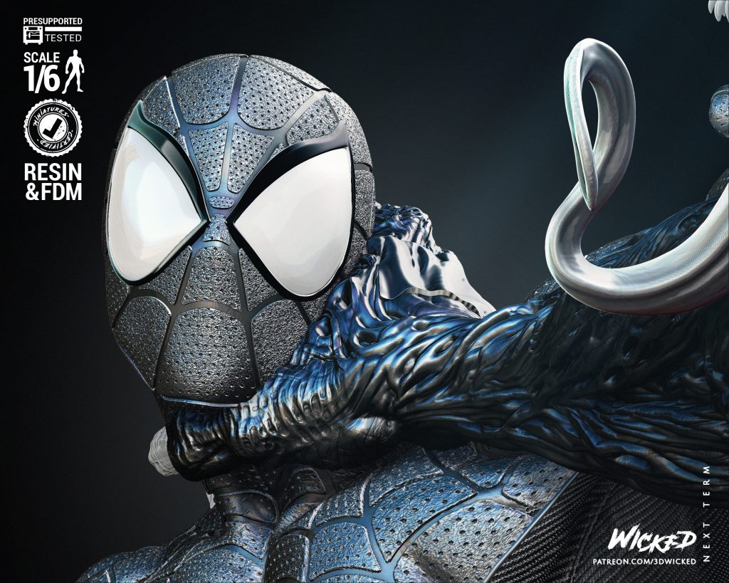 WICKED - Spiderman Vs Venom Diorama V1 - May 2024