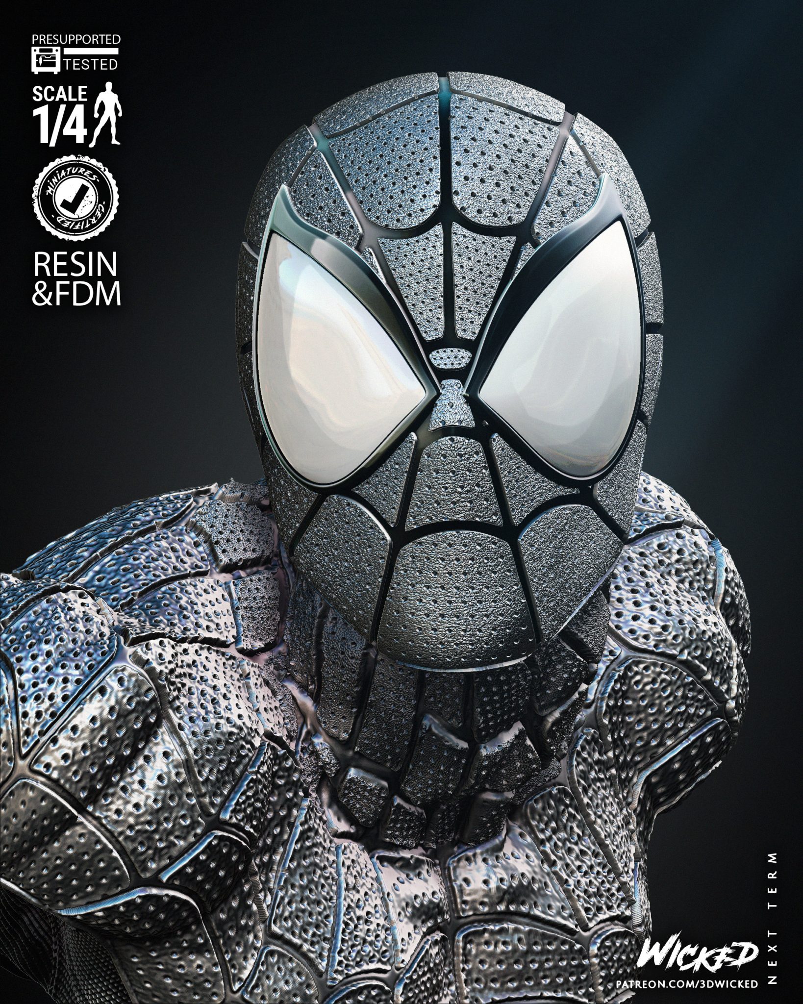 WICKED - Spiderman Bust Portrait - May 2024