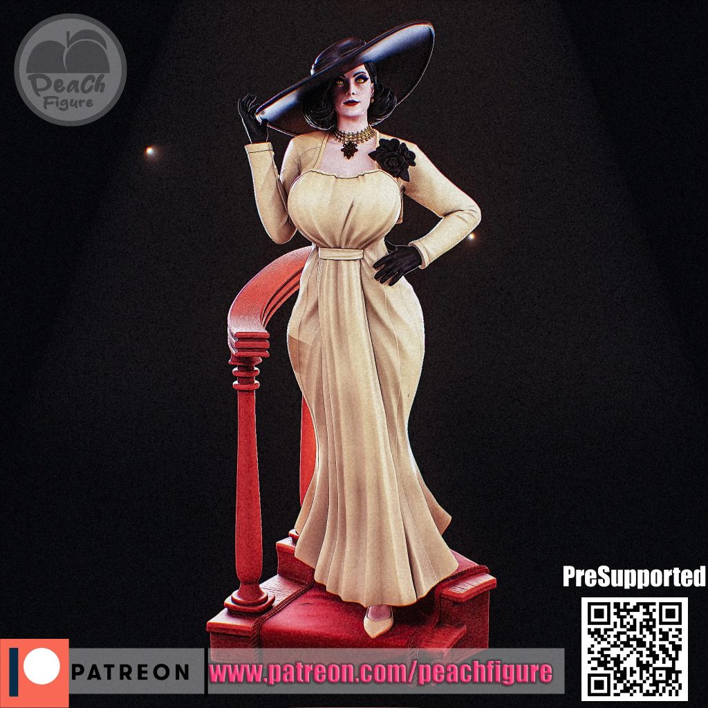 Peach Figure - Lady Dimitrescu + NSFW - July 2024