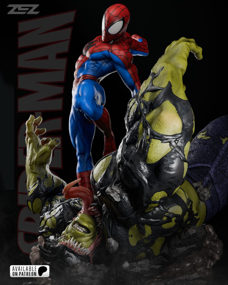 ZEZ Studios - Spider-Man vs. Hulk diorama + Bust - August 2024