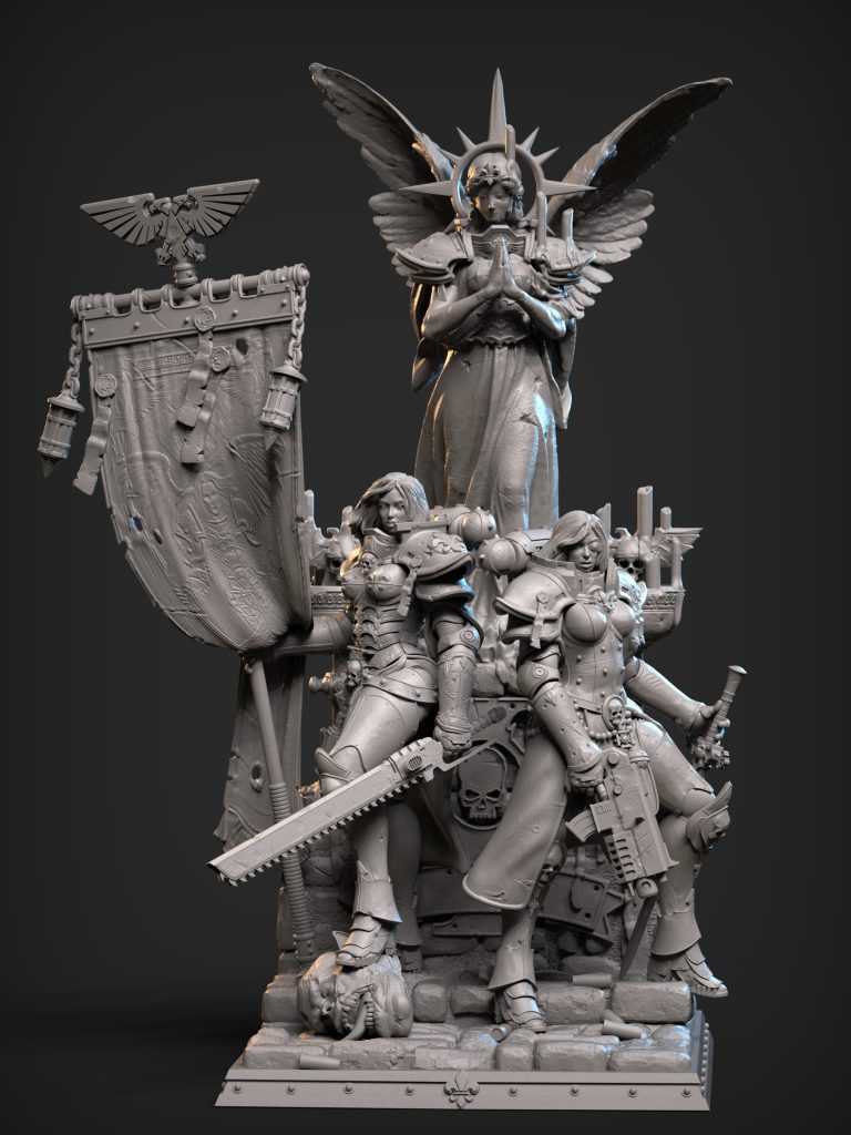 Aleksey Konev - Adepta Sororitas Diorama