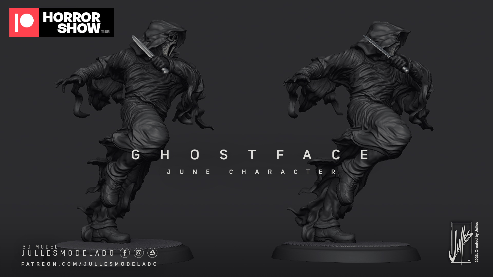 Julles Modelado - Ghostface - June 2023