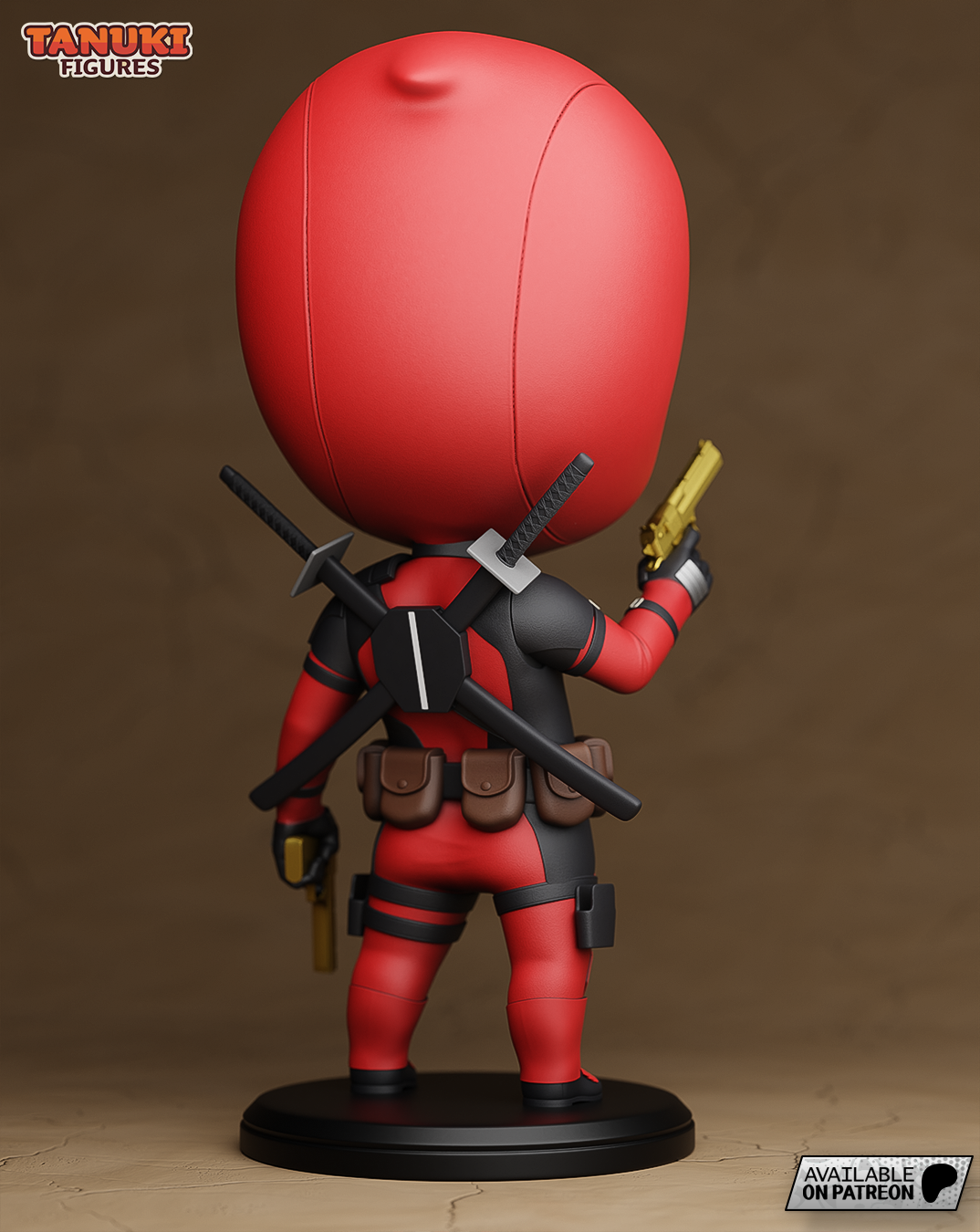Tanuki Figures - Deadpool Chibi
