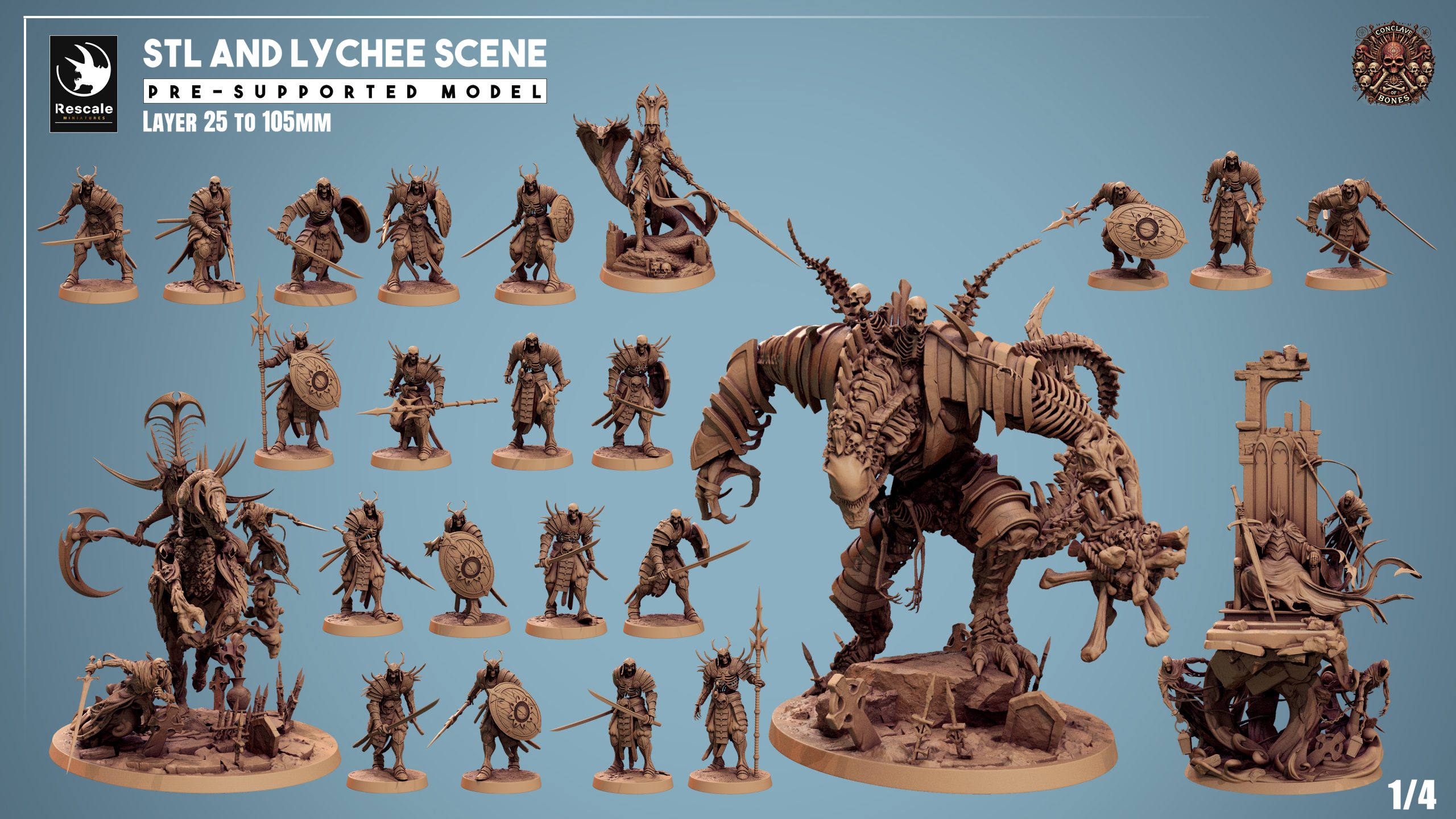Rescale Miniatures - Conclave of Bones - December 2024