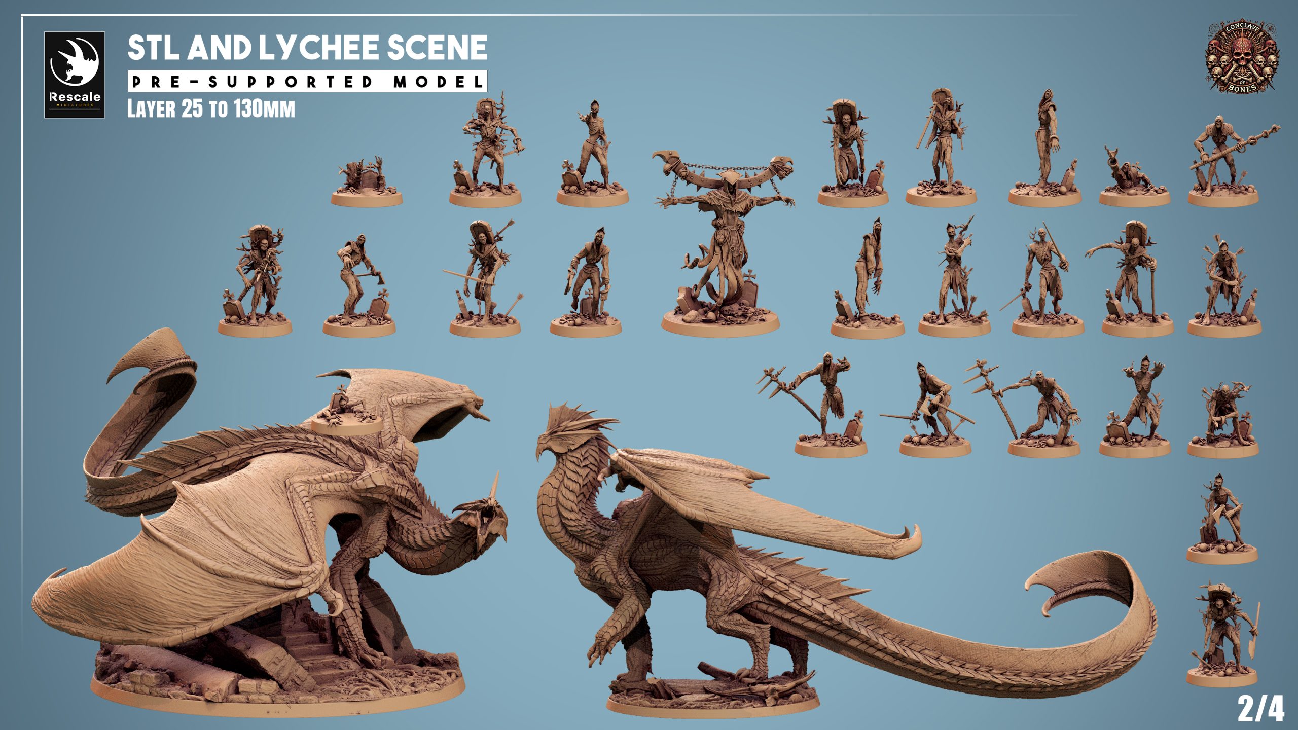 Rescale Miniatures - Conclave of Bones - December 2024