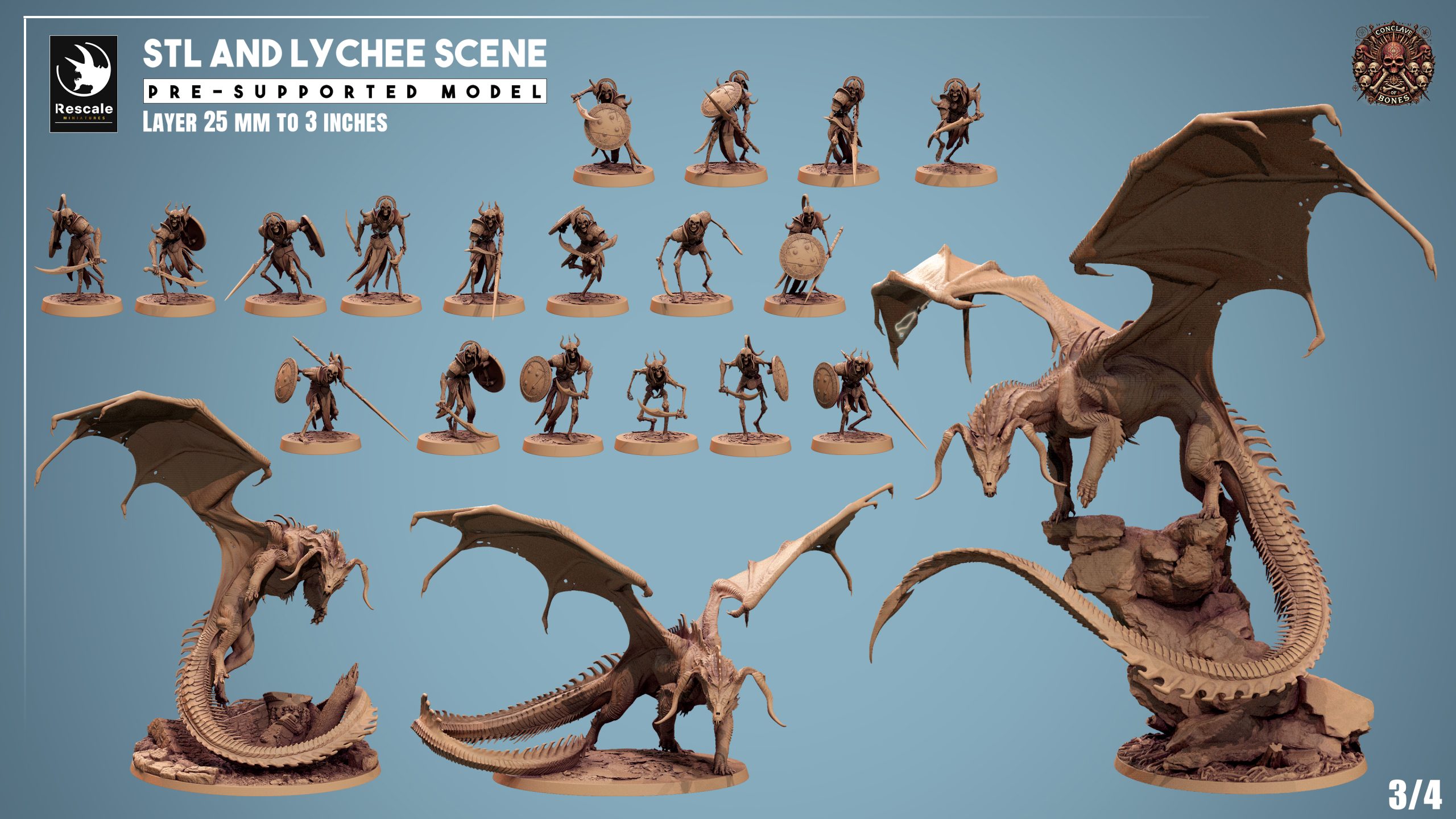 Rescale Miniatures - Conclave of Bones - December 2024