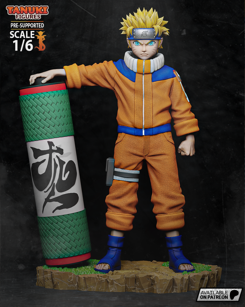 Tanuki Figures - Naruto + Bust