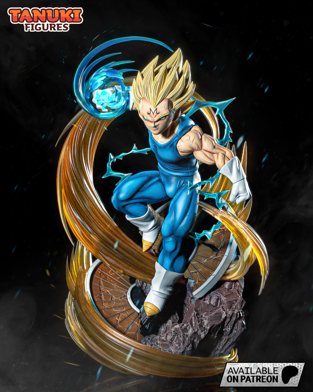 Tanuki Figures - Vegeta Majin