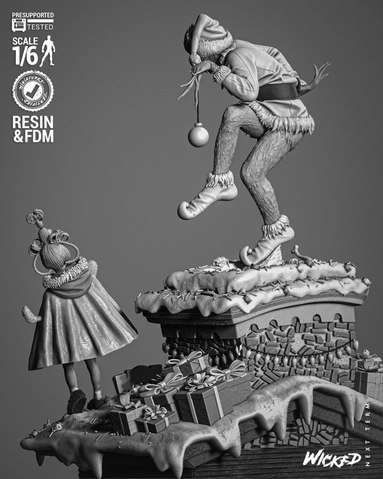 Wicked Movies - The Grinch Diorama - December 2024
