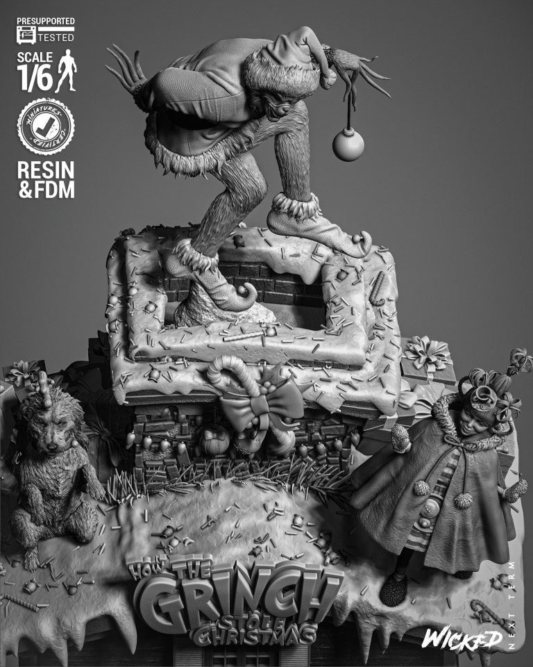 Wicked Movies - The Grinch Diorama - December 2024