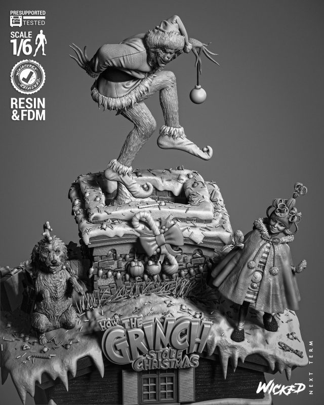 Wicked Movies - The Grinch Diorama - December 2024