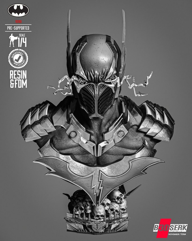 B3DSERK - Red Death Bust - November 2024